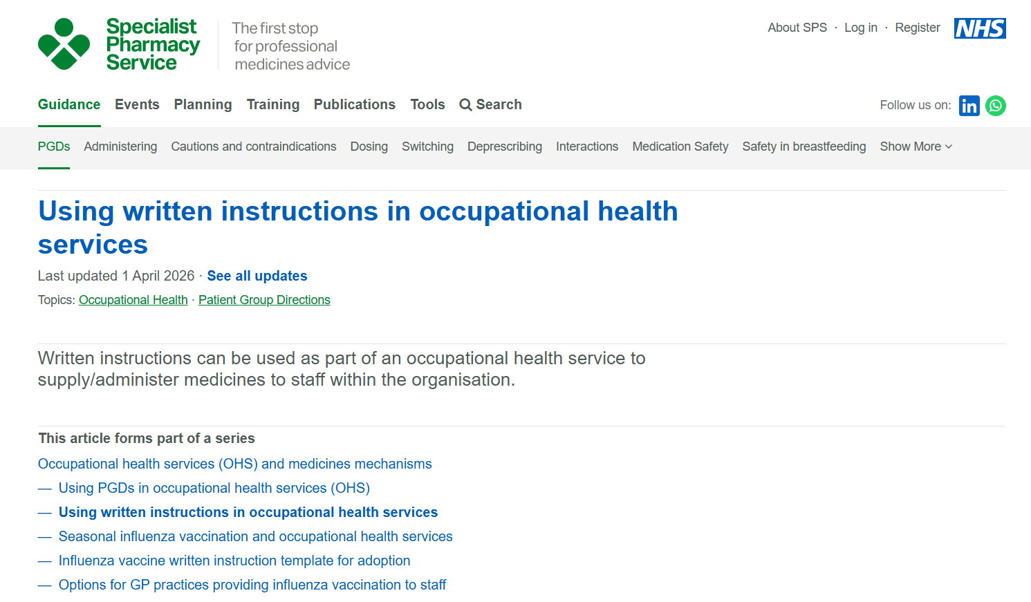 Introducing Vaccine Group Directions (VGDs): - Immunisation ...